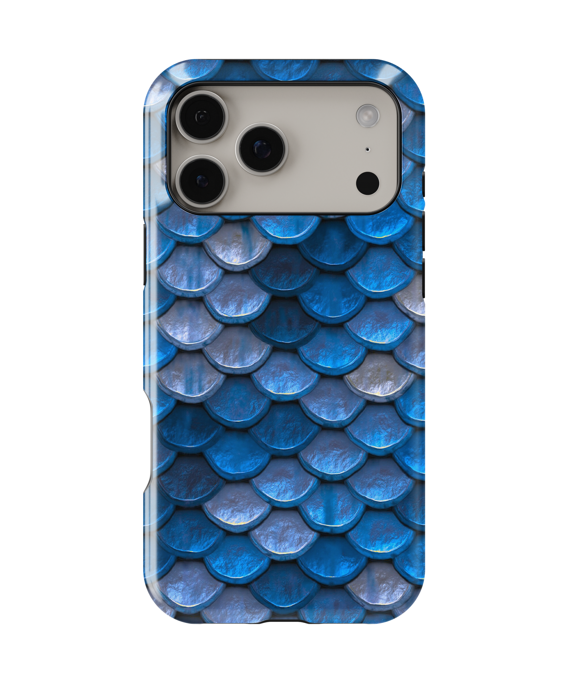Blue Mermaid Scale Case for Apple iPhone | CaseSwagger